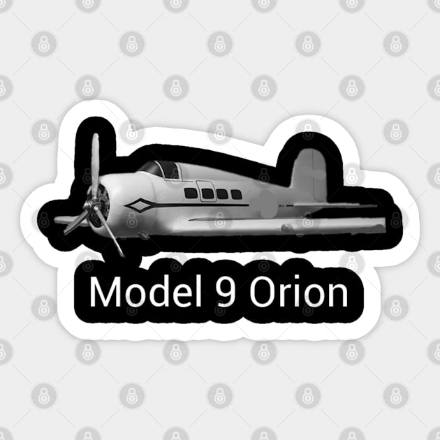 lockheed model 9 orion - Lockheed Model 9 Orion - Sticker | TeePublic